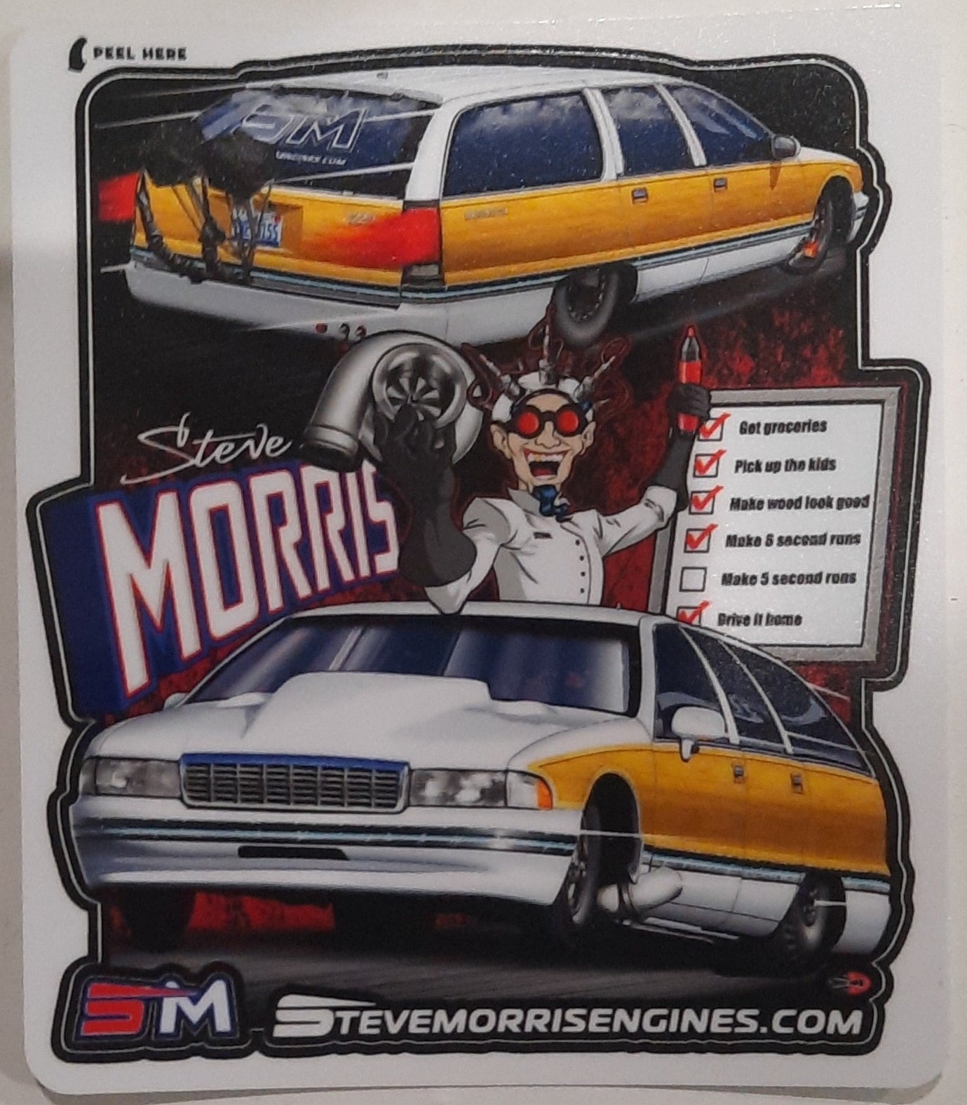 Boostmaster Wagon Decal – STEVE MORRIS ENGINES MERCH STORE