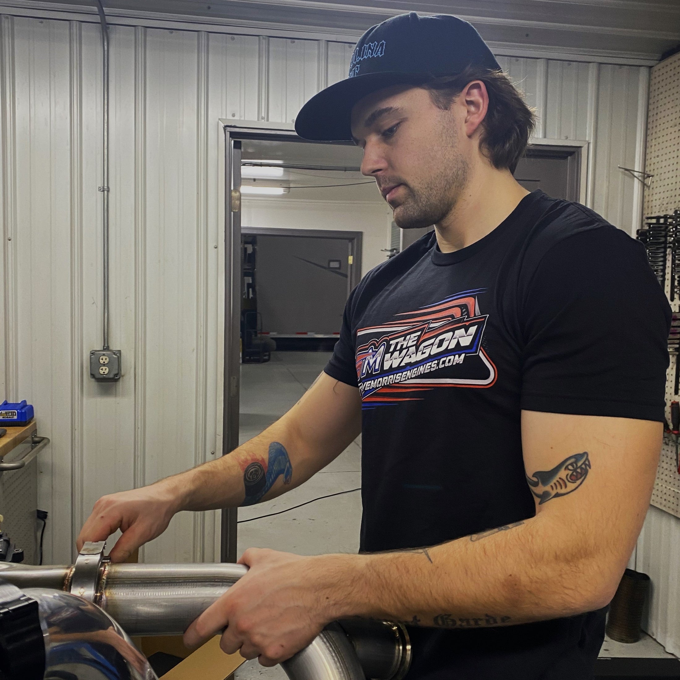 The Wagon Shirt (Medium Only) – STEVE MORRIS ENGINES MERCH STORE